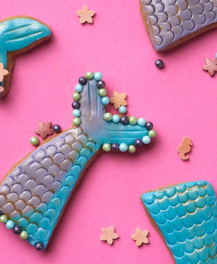 Mermaid Biscuits Recipe | Dr. Oetker