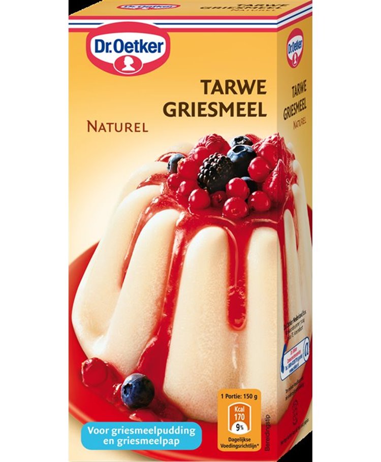 Griesmeel met pruimencompote Recept | Dr. Oetker