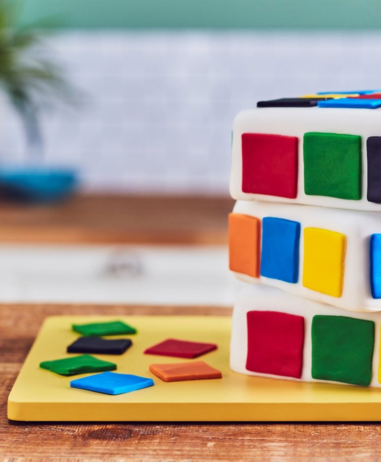 Rubik's Cube Cake Recipe | Dr. Oetker