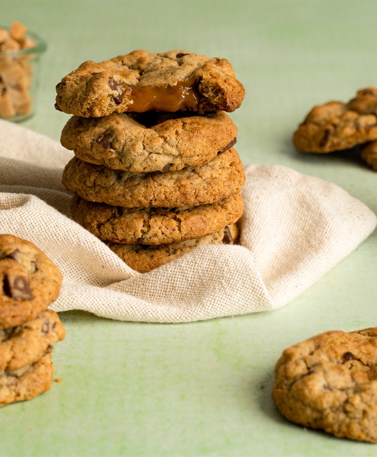Chocolate chip cookies karamel Recept | Dr. Oetker