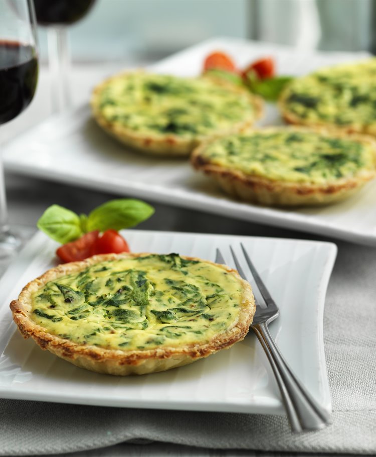 Gluten Free Spinach and Ricotta Tartlets Recipe | Dr. Oetker