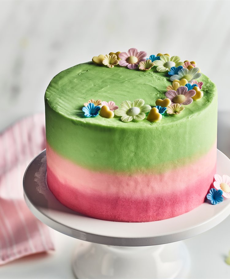 Floral Ombre Cake Recipe | Dr. Oetker
