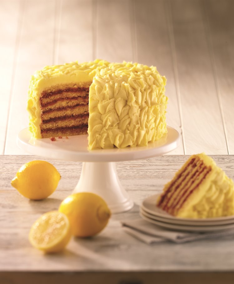 Lemon and Raspberry Ruffle Cake Recipe | Dr. Oetker
