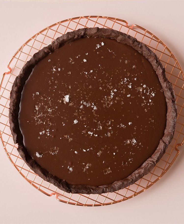 Tarta de chocolate con sal Receta | Dr. Oetker