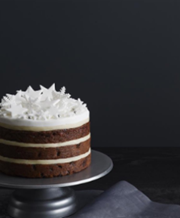 Snow Scene Christmas Layer Cake Recipe | Dr. Oetker